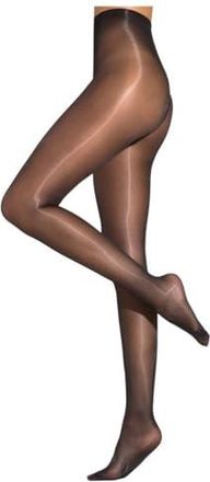 Cecilia de Rafael Eterno Super Lucido 10 Collants brillants, Moreno (marron fonc&eacute;), XXL, Moreno (marron fonc&eacute;), XXL
