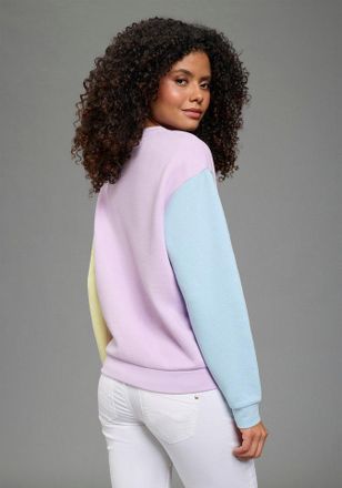 Kangaroos Sweatshirt mit Rundhalsausschnitt, Langarm-Design, aus Baumwolle und Polyester