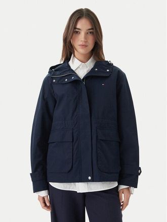 Tommy Hilfiger &Uuml;bergangsjacke Utility WW0WW48612 Dunkelblau Relaxed Fit