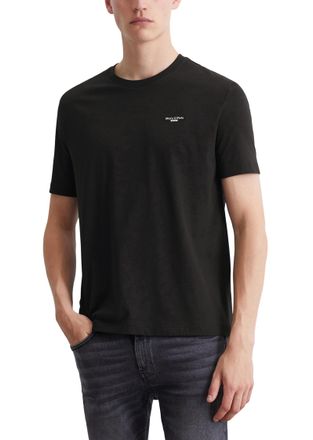 Marc O'Polo Denim Herren T-Shirt aus Bio-Baumwolle Regular Fit, Schwarz (Black), S