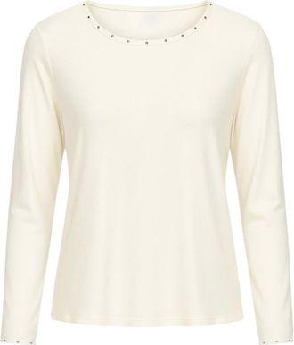 2-Biz Femme, Tops, Beige, Taille: 44 FR Haut dentra&icirc;nement &agrave; manches longues