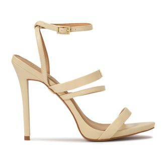 Kazar High-Heel-Ledersandalen - - Shoes - Damen - Beige - 39 EU