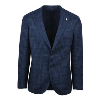 Luigi Bianchi Mantova Giacca Stondata - - Jackets - Herren - Blau - L