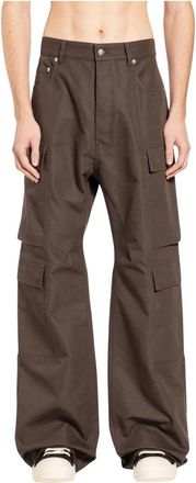 Rick Owens Homme, Pantalons, Gris, Taille: W32 Geth Cargo Pants