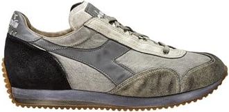 Diadora Chaussures Equipe Dirty SW Evo 181251 Baskets Casual Homme Toile Blanc, Blanc, 43 EU