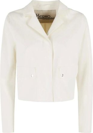 Herno Femme, Vestes, Blanc, Taille: 40 FR Veste Laser Cut Box