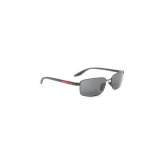 Prada B54S Rechteckige Metall Sonnenbrille - - Accessories - Herren - Schwarzk - 59 MM