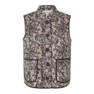 Lollys Laundry Femme, Vestes, Multicolore, Taille: 44 FR Veste Matelassée à Imprimé Intégral