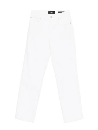 7 For All Mankind Jean Droit - Blanc