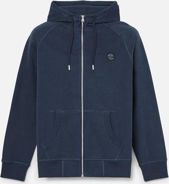 Timberland Exeter River Hoodie mit durchgehendem Rei&szlig;verschluss f&uuml;r Herren in Dunkelblau, Herren, Blau, Gr&ouml;&szlig;e