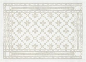 Ekelund Tischsets (2er Set) Åttebladrose 35x48 cm 55% Baumwolle 45% Leinen