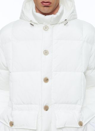 Fursac Doudoune &agrave; capuche en toile d&eacute;perlante - Taille XXL - Homme