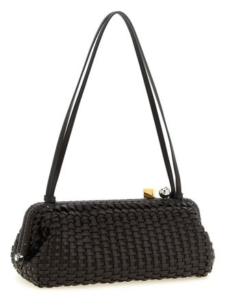 Jacquemus Leather Shoulder Bag - Black