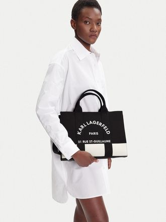 Karl Lagerfeld Handtasche KARL LAGERFELD A3W50025 Schwarz
