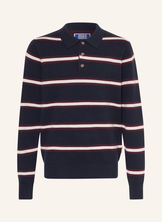 Jack & Jones Jack&Jones Strick-Poloshirt blau