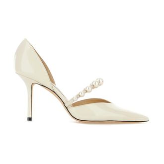 Jimmy Choo London Femme, Chaussures, Blanc, Taille: 40 EU Aurelie 85 Pump