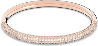 Swarovski Stone Bracelet-jonc, blanc, plaqué or rose
