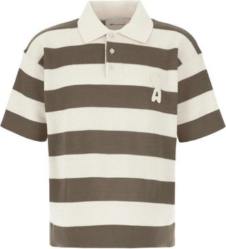 Ami Homme, Tops, Multicolore, Taille: L De Coeur Polo