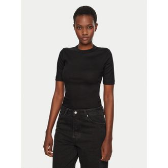 IVY OAK T-Shirt Kristin IO1100X2351 Schwarz Slim Fit