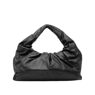 Bottega Veneta Pre-owned The Shoulder Pouch Leather Clutch - - Pre-owned - Damen - Schwarzk - ONE SIZE