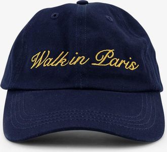 Walk In Paris Denim hat with embroidery on the front - WALK IN PARIS - gender_Man