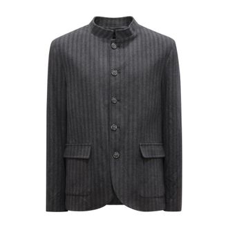 Imperial Jzaeeqf Coreana Striped Jacket - - Jackets - Damen - Grau - L