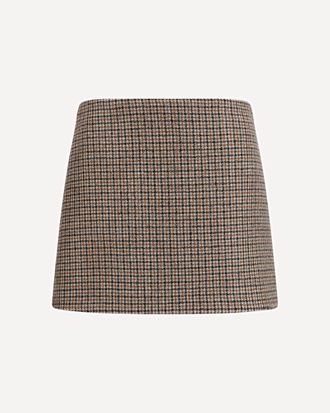 P.A.R.O.S.H. P. A.R. O.S. H. Houndstooth Mini Skirt Female M