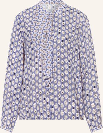 Marc Cain Bluse Mit Schluppe Und Volants lila