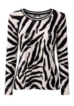 Tuzzi Nero T-Shirt mit Animal-Print
