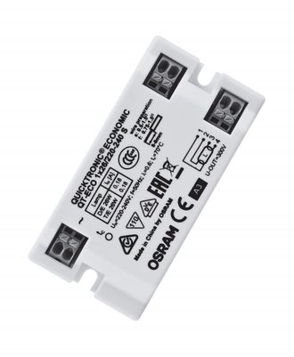Osram elektronisches Vorschaltgerät (EVG), QUICKTRONIC ECONOMIC, EVG LL/KLL non-DIM, QT-ECO 1X26/220-240 S, Weiß
