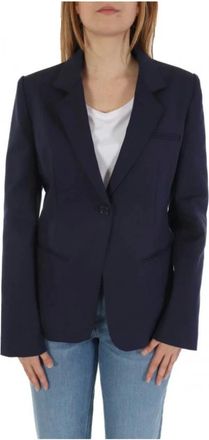 Emporio Armani Homme, Vestes, Bleu, Taille: XS Blazer crois&eacute;