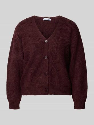 More & More Strickjacke mit V-Ausschnitt und Knopfleiste