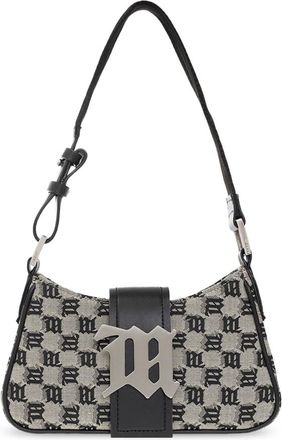 Misbhv Misbhv, Femme, Sacs, Noir, Taille: ONE Size Monogram Mini Shoulder Bag