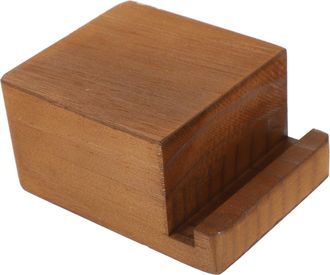 PartyKindom Holz Vinyl Schallplattenständer Rustikales Design Robustes Desktop Regal zur Aufbewahrung und Präsentation von Wohnzimmer Büro Dekoration Kompakt