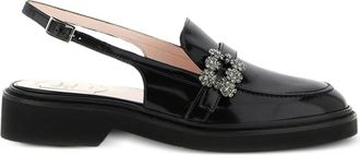 Roger Vivier Loafer - Flat Shoes Black - Gr. 36,5 (EU) - in Schwarz - f&uuml;r Damen