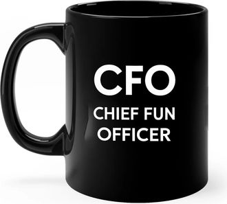 Generic Tassendruck 330Ml, Cfo (Chief Fun Officer) Cfo Job Beidseitig Bedruckt Keramik Tasse Personalisiert Tassen Für Kaffeeliebhaber Büro Arbeit