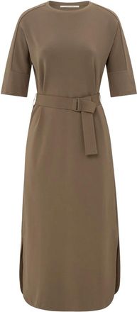 YaYa Yaya, Femme, Robes, Brun, Taille: 38 FR Maxi Robes