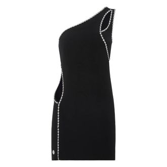 Philipp Plein Femme, Robes, Noir, Taille: 42 FR Mini-robe &agrave; cristaux