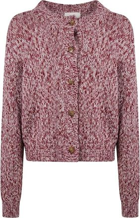 Crida Milano Femme, Pulls, Rouge, Taille: 40/42 FR Riga Cardigan