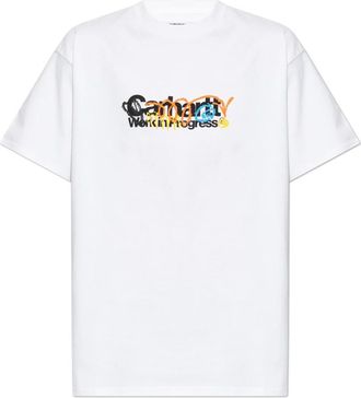 Carhartt Work in Progress Homme, Tops, Blanc, Taille: S S/S Primary T-shirt