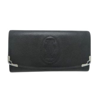 Cartier Portefeuille Long Vintage (&agrave; deux volets) Pre-owned - Femme - Pre-owned - Noir - Taille: ONE Size