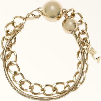 Furla Dots Charm Color Gold Metallic Metall Damen