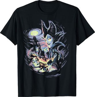 Disney Sleeping Beauty Maleficent Painting T-Shirt