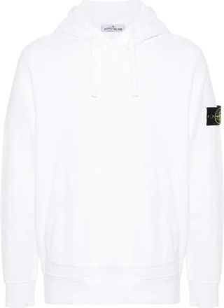 Stone Island Homme, Sweatshirts et sweats &agrave; capuche, Blanc, Taille: S SweaT-shirt blanc &eacute;l&eacute;gant pour homme