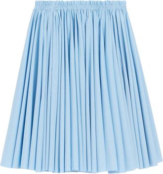 Ami Femme, Jupes, Bleu, Taille: 36 FR Jupe Midi