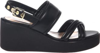 Baldinini Femme, Chaussures, Noir, Taille: 39 EU Nappa Wedge Sandal