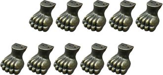 Artibetter FOYTOKI 10 St&uuml;ck Teiliges Antike M&ouml;belbeine aus Zinklegierung Gro&szlig;e Dekorative M&ouml;bel eckschutzf&uuml;&szlig;e f&uuml;r Holzboxen Schmuckk&auml;sten Schr&auml;nke und M&ouml;belkante