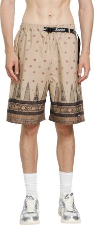 KAPITAL Cotton Sarasa Easy Shorts
