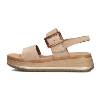 Gabor Stilvolle flache Sandalen - - Shoes - Damen - Braun - 40 1/2 EU