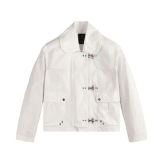 Fay Femme, Vestes, Blanc, Taille: 38 FR Veste Boutonn&eacute;e